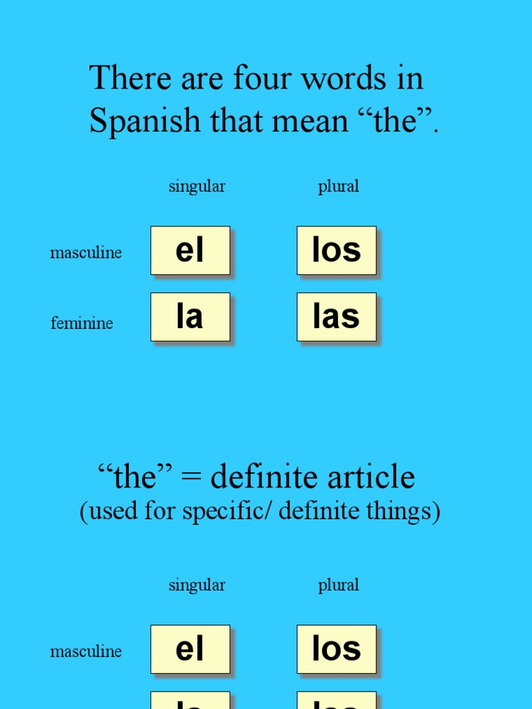 Definite/Indefinite Articles Notes | PDF | Numero Gramatical | Lingüística