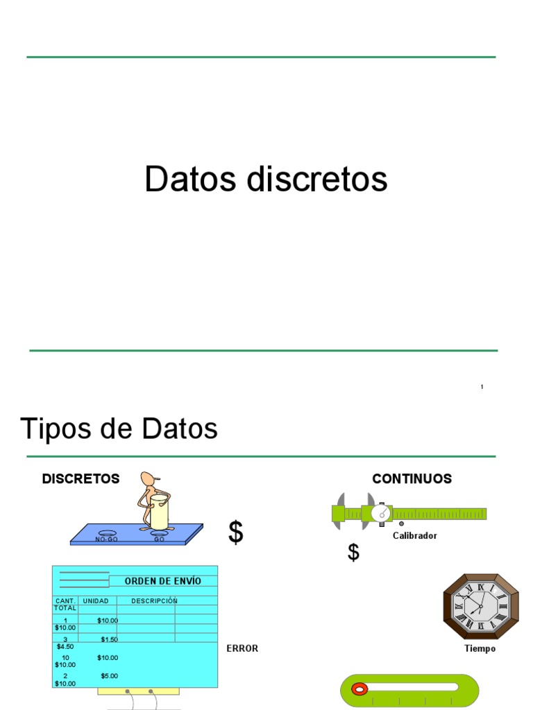 Datos Discretos | PDF | Medición | Enseñanza de matemática