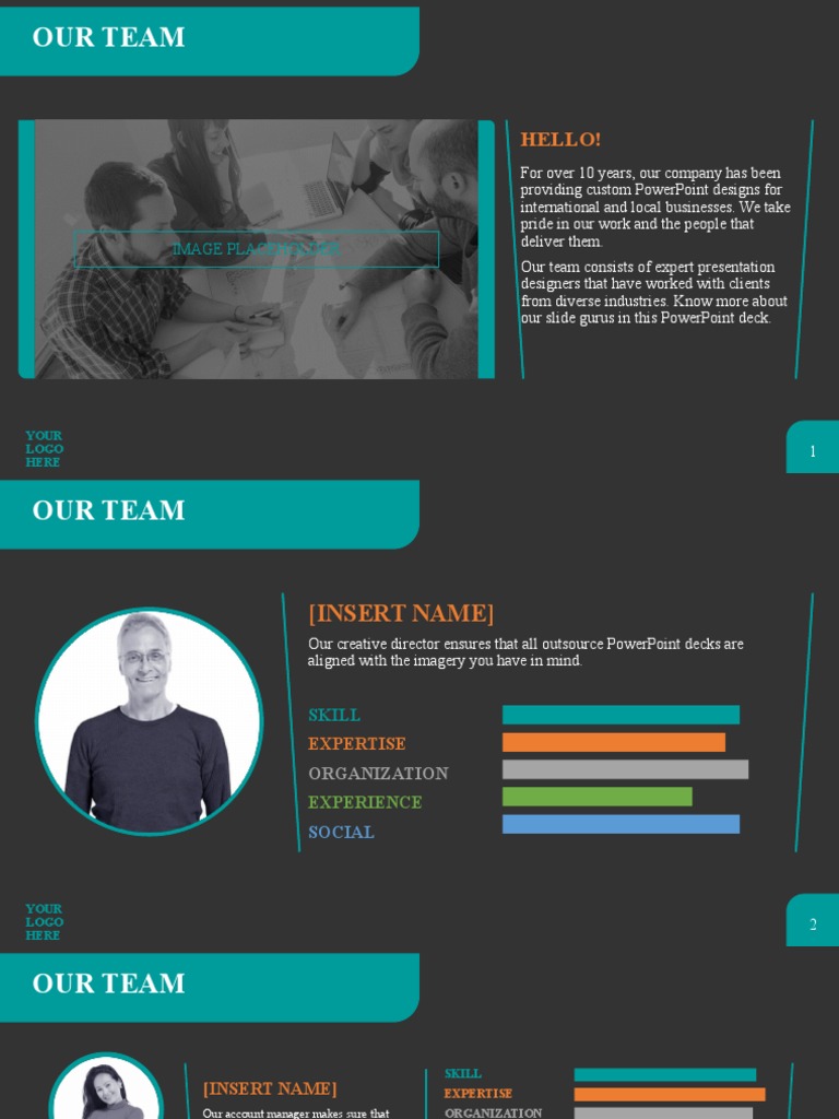 CGFCL 2281 Our Team PowerPoint Template Bundle | PDF | Microsoft Power ...