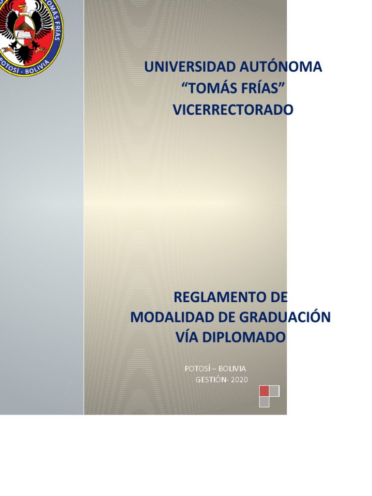 Reglamento UATF Via Diplomado | PDF | Aprendizaje