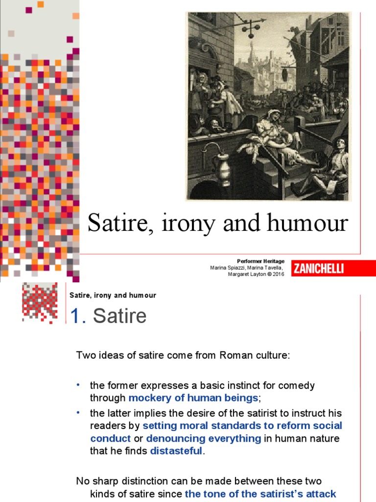 00 03 Satire, Irony and Humour | Download Free PDF | Satire | Irony
