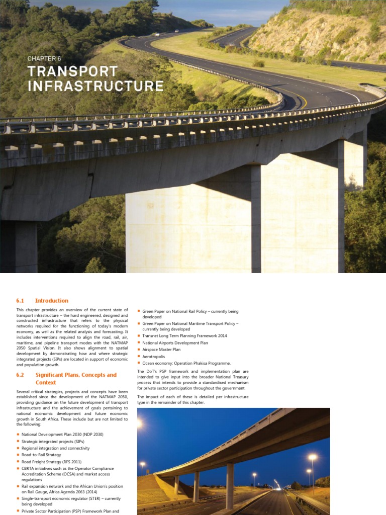 6 Transport Infrastucture: Chapter 6 / Transport Infrastructure PAGE 6 ...