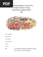 Social Studies Sba Topics | PDF | Lifestyle