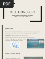 IGCSE Biology Chapter 3: Movement in & Out of Cells | PDF | Osmosis ...