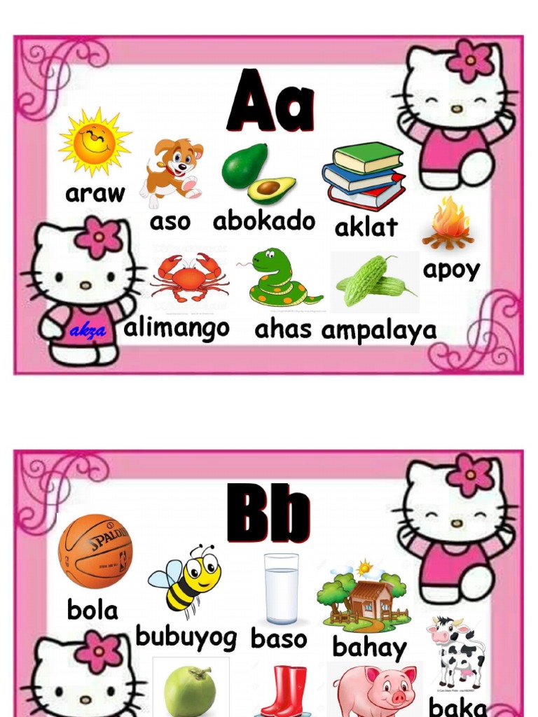 Hello Kitty Alphabets Ready To Print | PDF