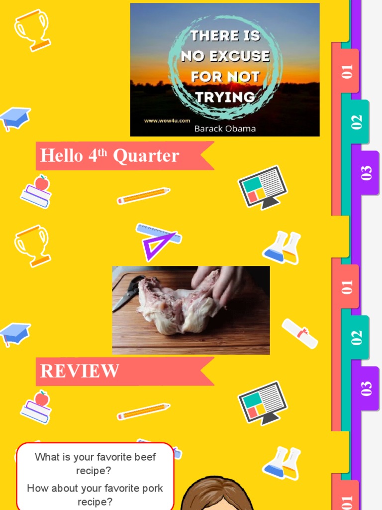 Tle 10 4TH Quarter Module 1 | PDF | Meat | Beef