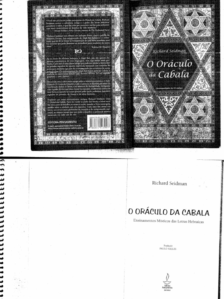 O Oráculo Da Cabala (Richard Seidman) | PDF