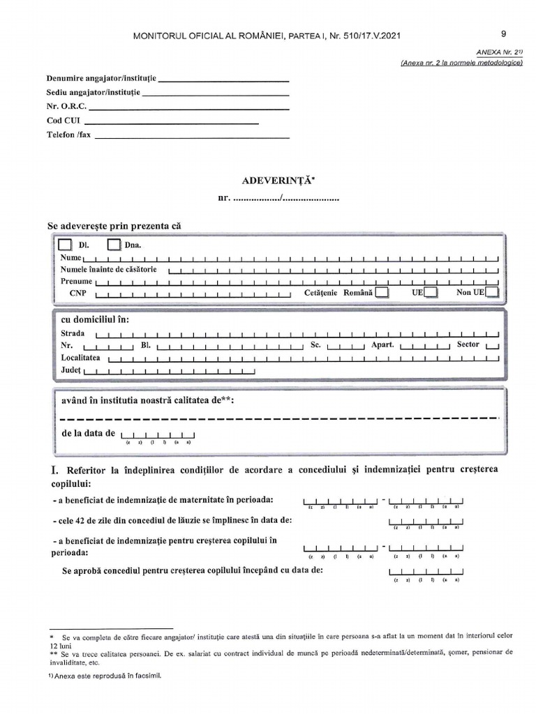 Adeverinta Anexa 2 2 | PDF Adeverinta Anexa 2 2 | PDF