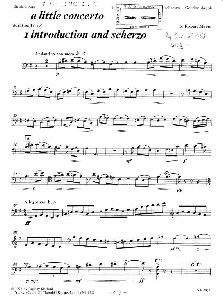 A Little Concerto | PDF | Tempo | Musical Forms
