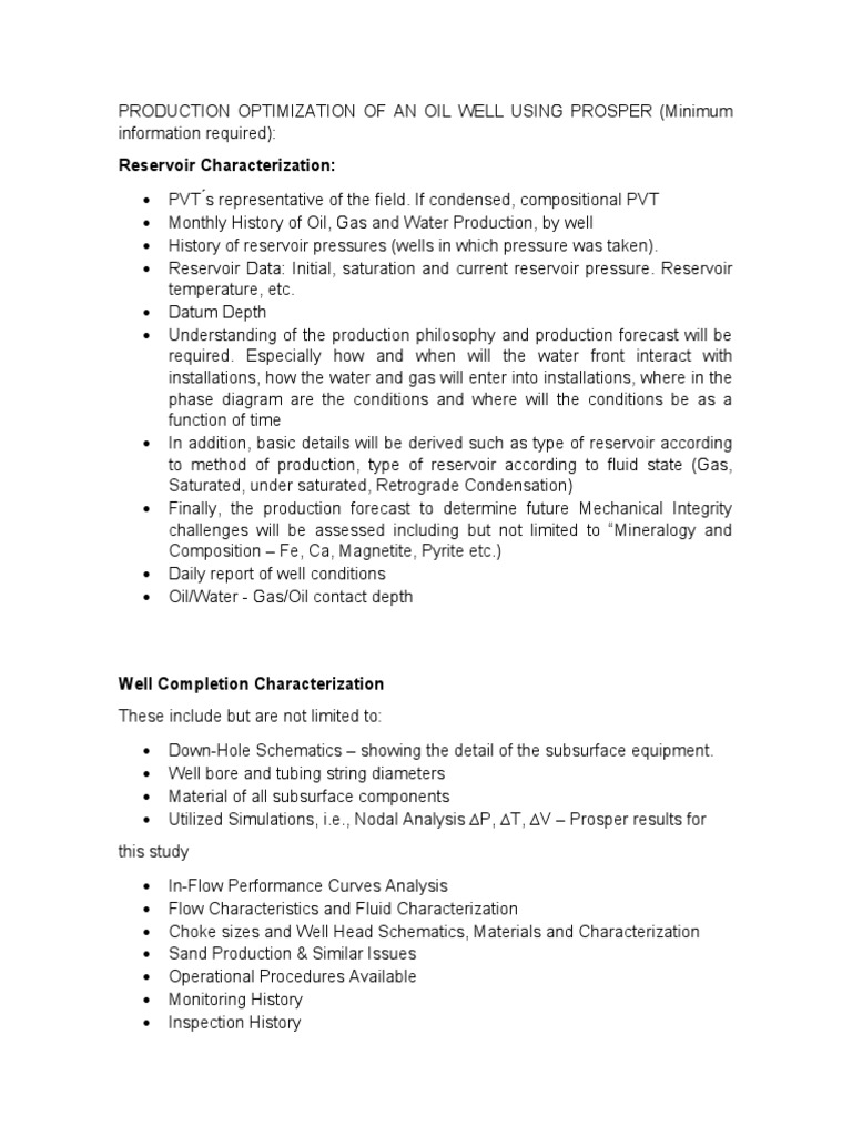 Optimizing Oil Well Production Through Comprehensive Characterization ...
