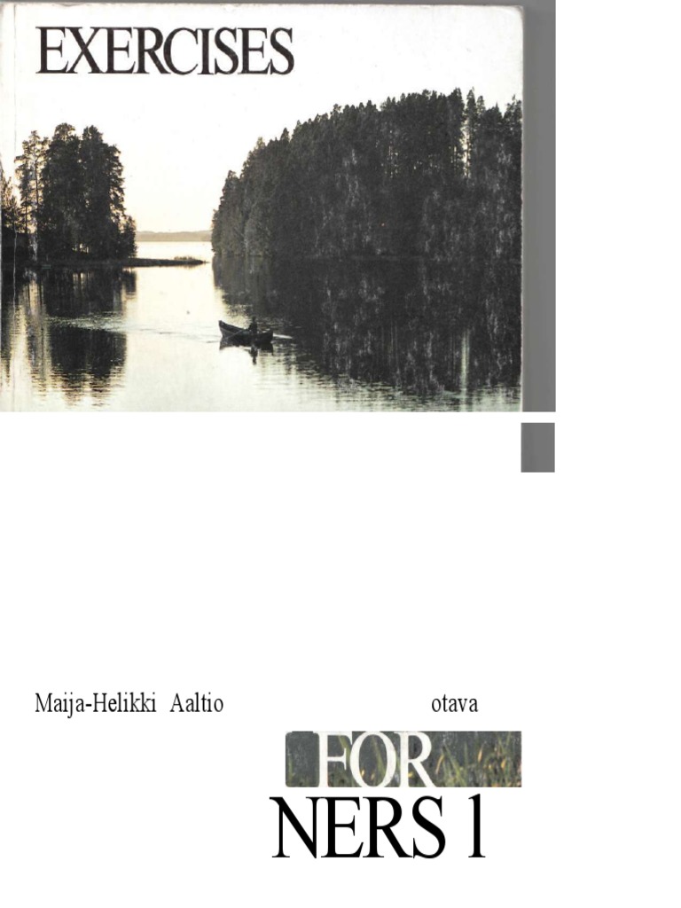 10 Finnish For Foreigners 1 Exercises | PDF | Verb | Plural