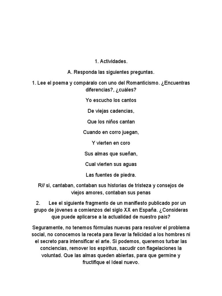 Guia Español8 Solucion | PDF | Poesía | Clásicos