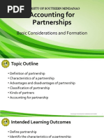Partnership Basics and Formation Guide | PDF | Partnership | Balance Sheet