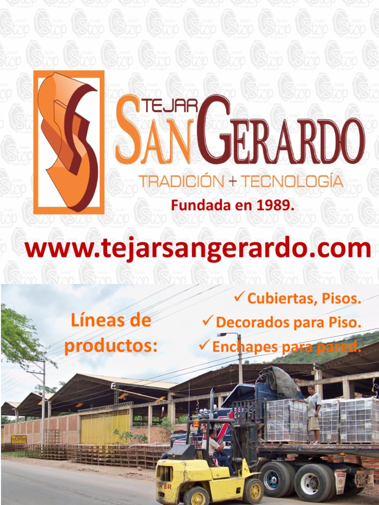 Tejas y Pisos de Tejar San Gerardo | PDF | Color | Sentidos