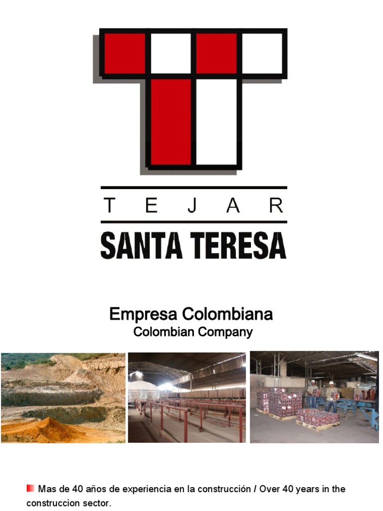 Tejar Santa Teresa | PDF | Ingeniería de Edificación | Materiales