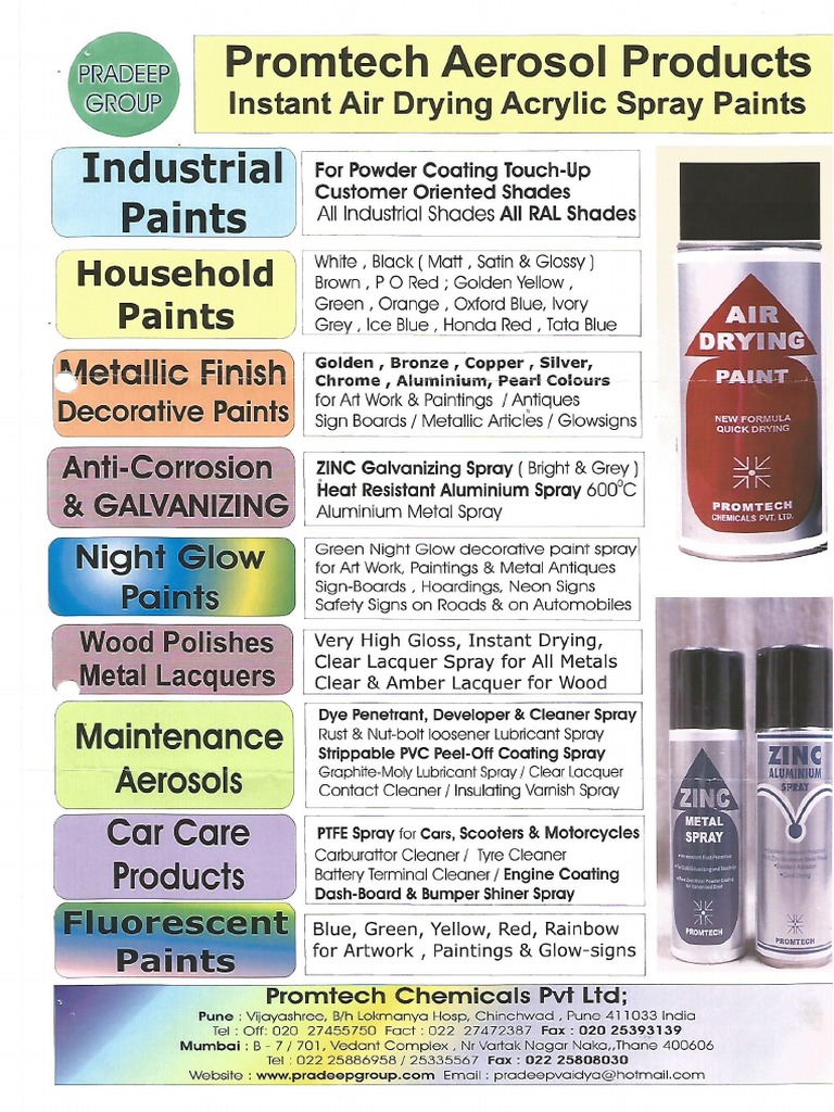 Zinc Spray Catalogue | PDF