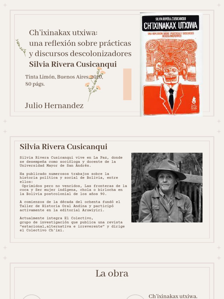 Rivera Cusicanqui | PDF