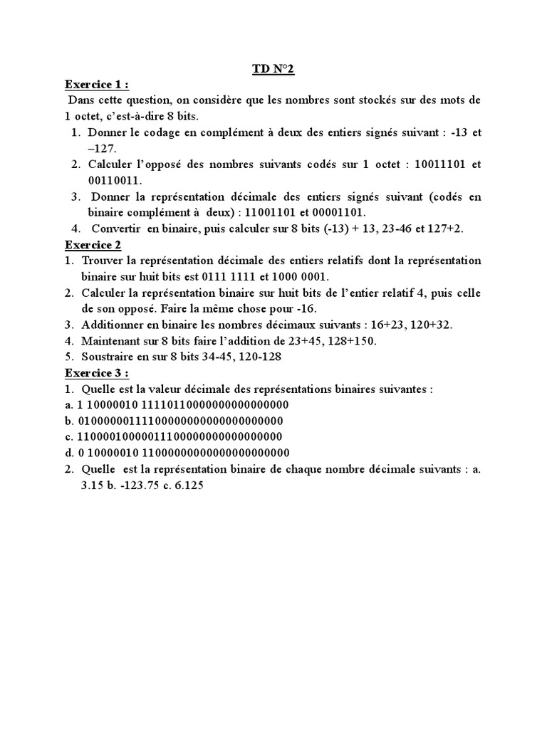TD Cour 3 | PDF | Méthodes et références pédagogiques | Sciences et mathématiques