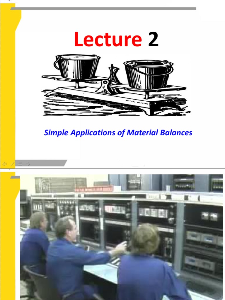 Lect.2. Fundamentals of Material Balances | PDF | Output (Economics ...