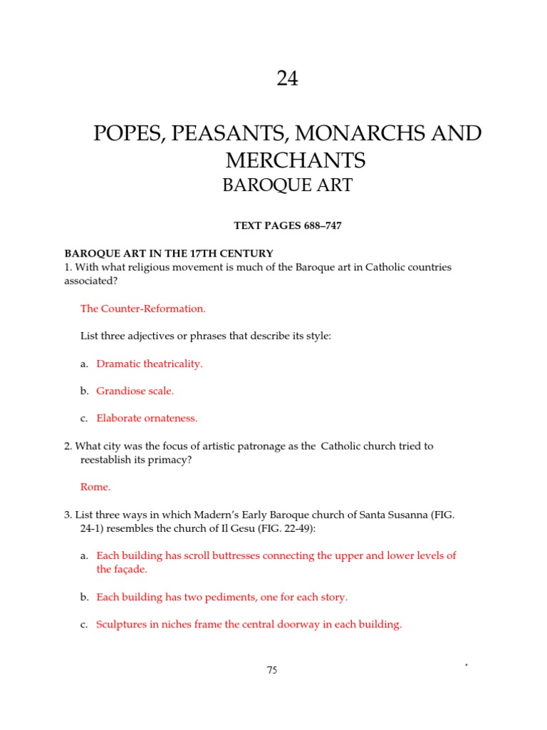 Baroque Art and Architecture Overview | PDF | Baroque | Paintings