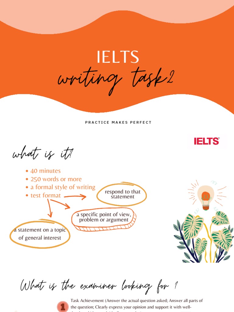Writing Task2: Ielts | PDF | Essays | Question