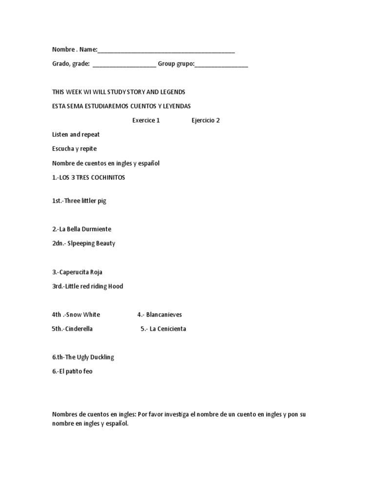 Homework English 5 - para Combinar | PDF | Hogar, jardinería y ...