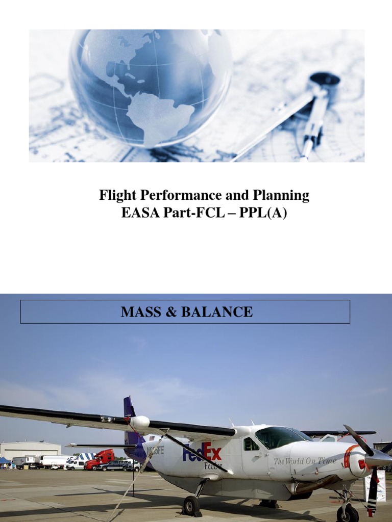 Flight Performance and Planning Easa Part-Fcl - PPL (A) | PDF ...