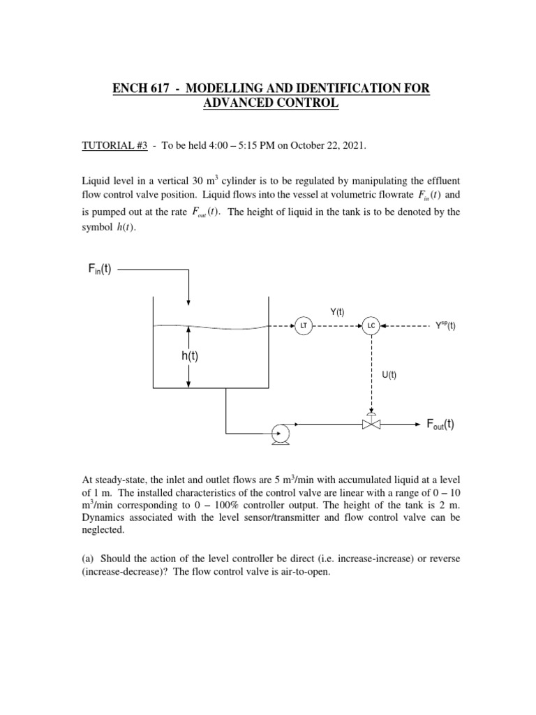 Ench 617 Tutorial3 (2021) | Download Free PDF | Chemical Engineering | Mechanical Engineering