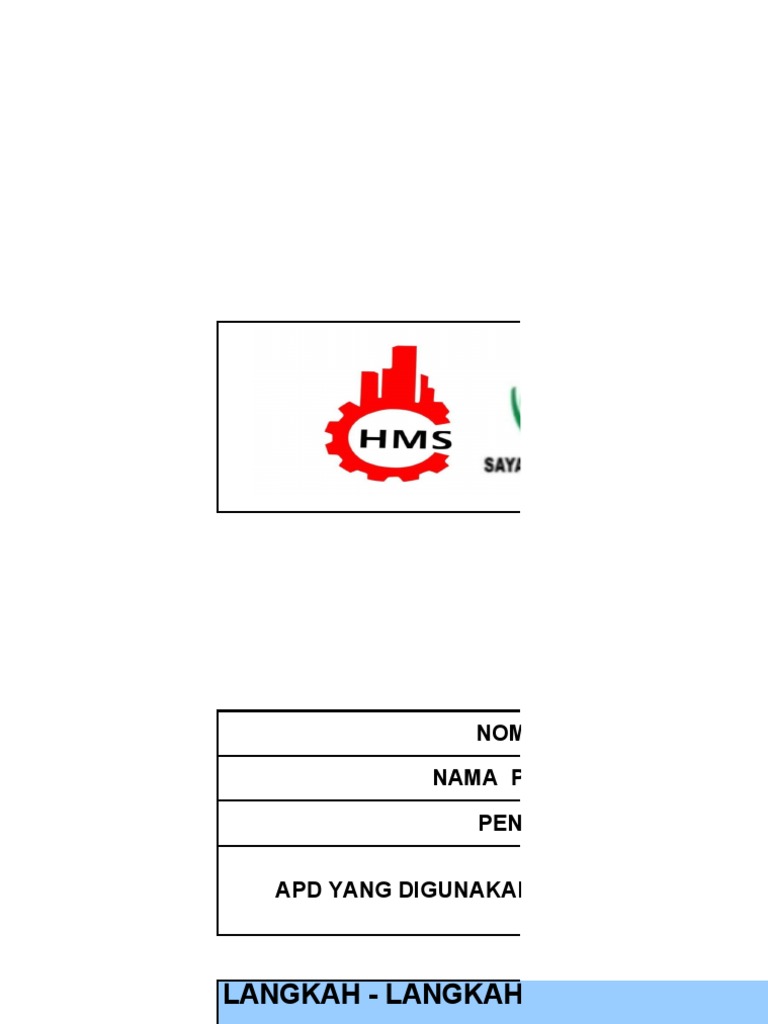 Form Hse Hms Jsa | PDF