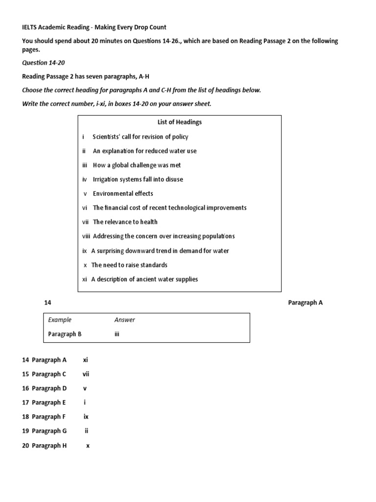 Making Every Drop Count 1 | PDF | Water | Drinking Water