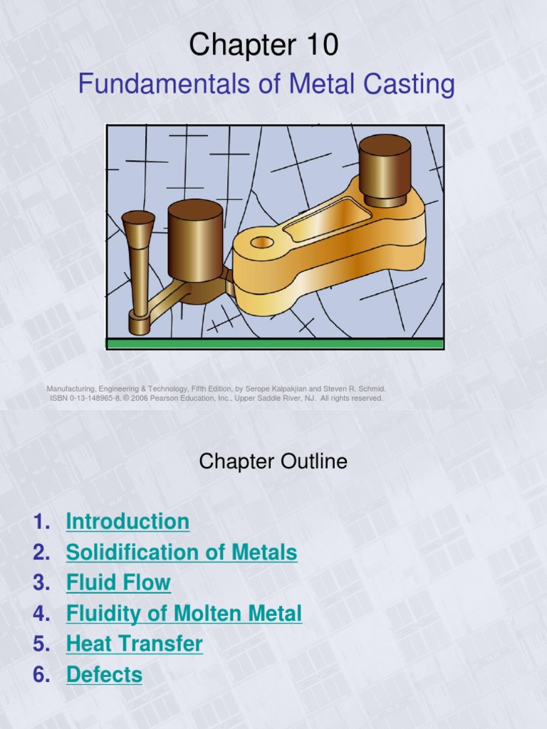 Fundamentals of Metal Casting | PDF | Casting (Metalworking) | Casting