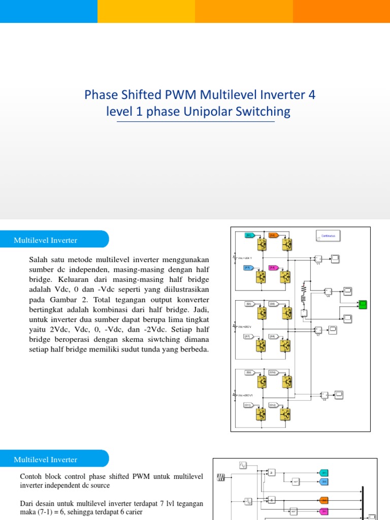 Multilevel Inverter 4 LVL PS SPWM | PDF