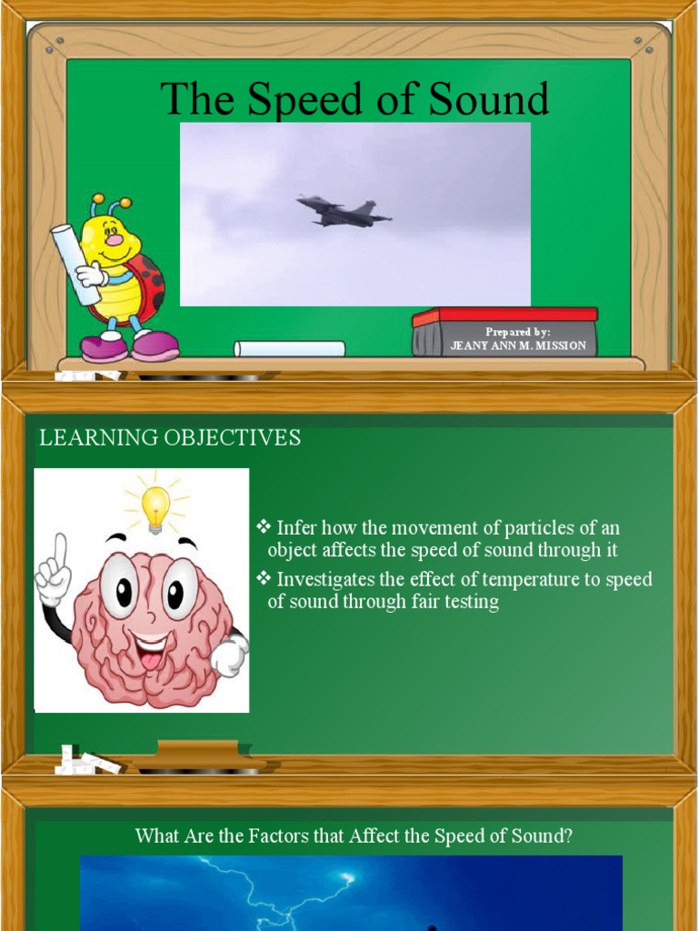 Science 8 Speed of Sound & Visible Light | PDF | Color | Sound