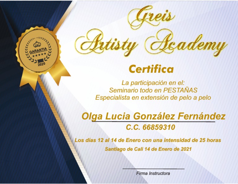 Diploma Greis Academy Enero | PDF