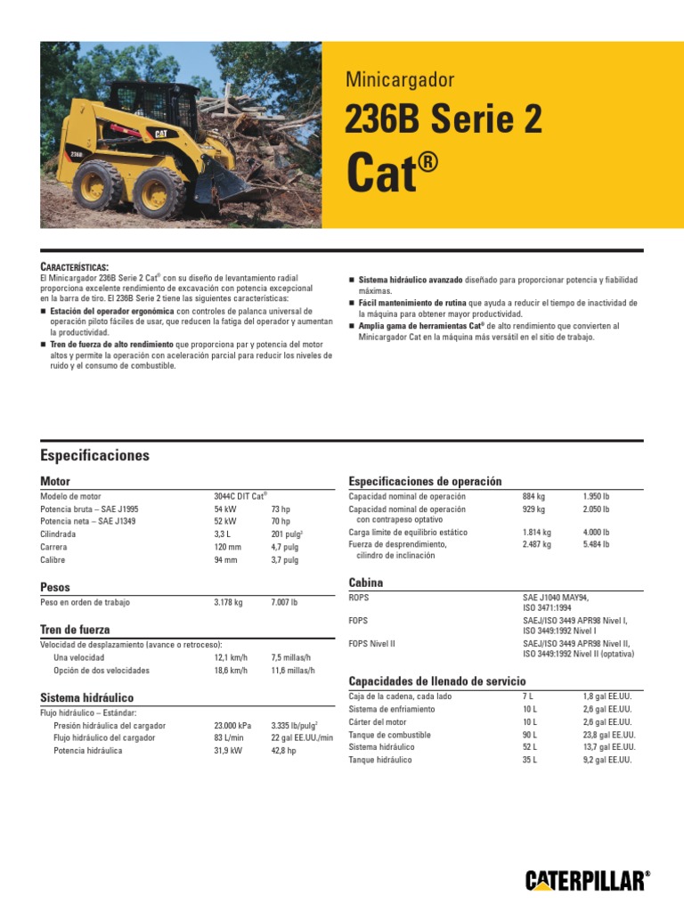 CAT 236B Series 2 SSL Spanish | PDF | Vehículos | Tecnología de vehículos