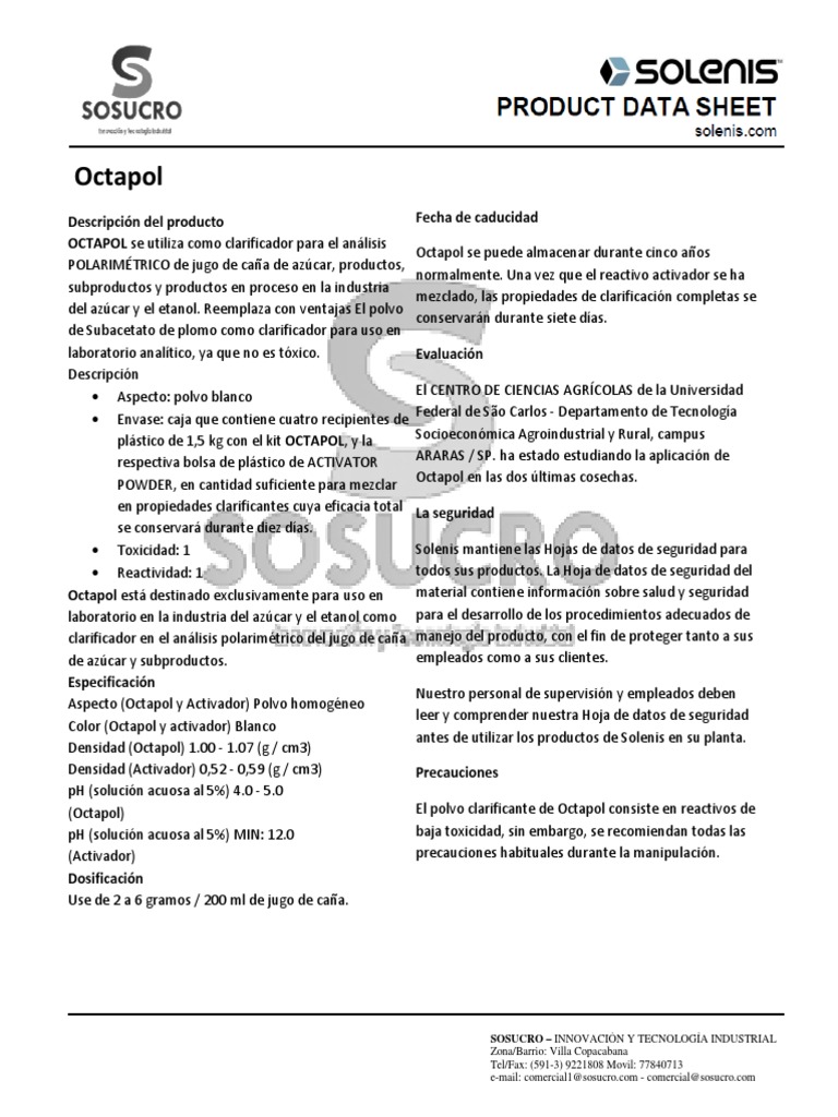 Octapol | PDF