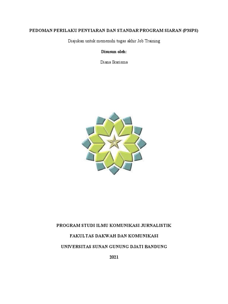 Pedoman Perilaku Penyiaran Dan Standar Program Siaran | PDF | Ilmu Sosial