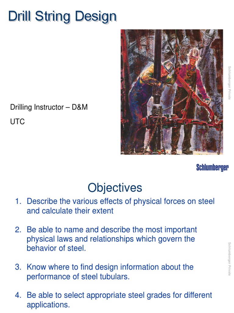 Drill String Design Drilling Instructor | PDF | Strength Of Materials ...
