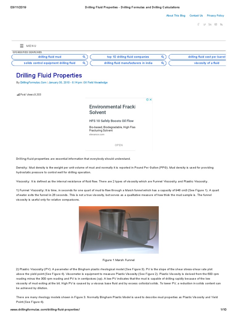 Drilling Fluid Basics | PDF | Viscosity | Phase (Matter)