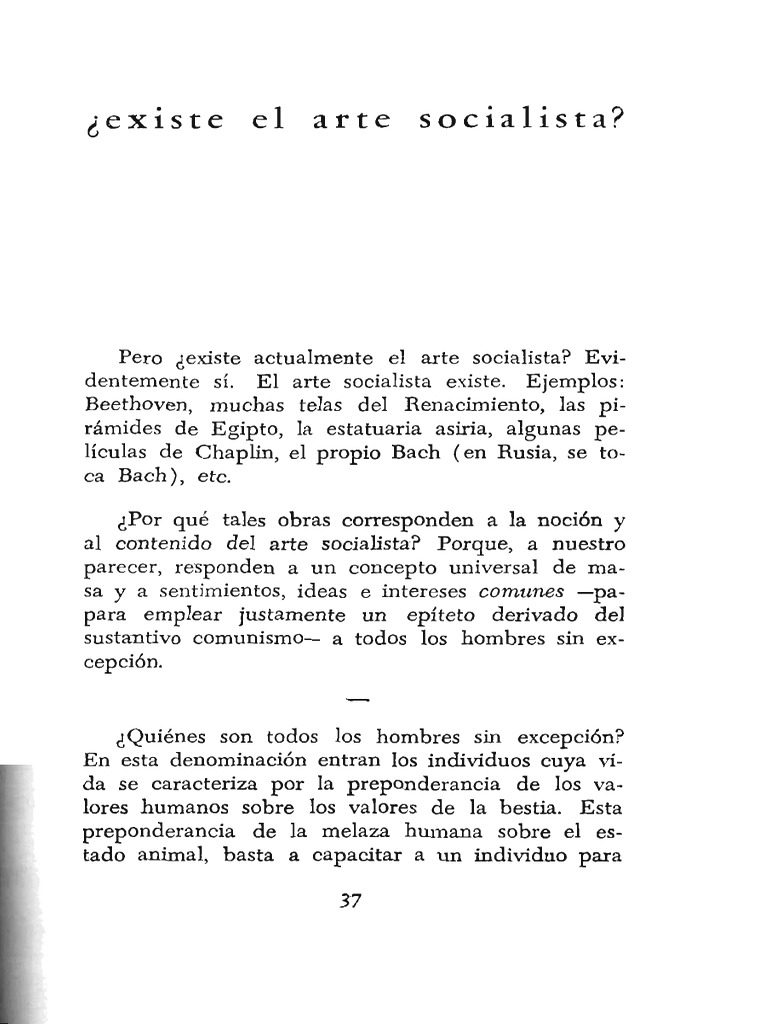 El Arte y La Revolucion-37-42 | PDF | Socialismo | Capitalismo