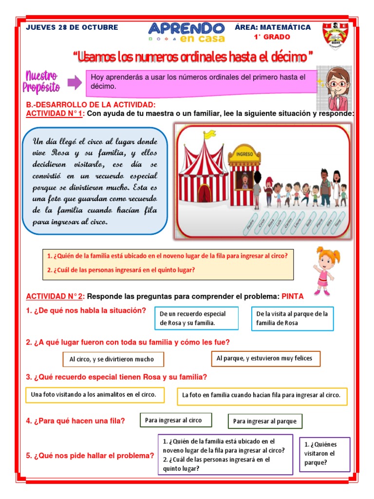 Matemática 28 de Octubre | PDF