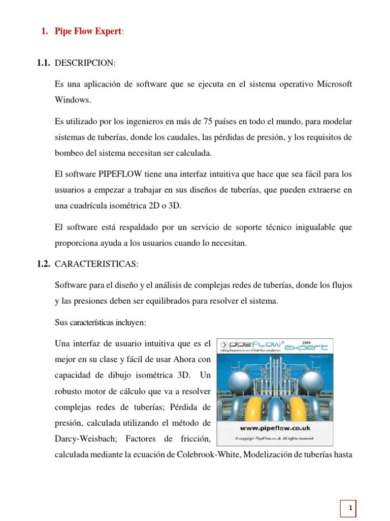 Pipe Flow Expert-SOFTWARE | PDF | Software | Microsoft Windows