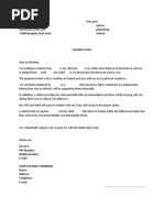 Application Letter For Irish Visa | PDF