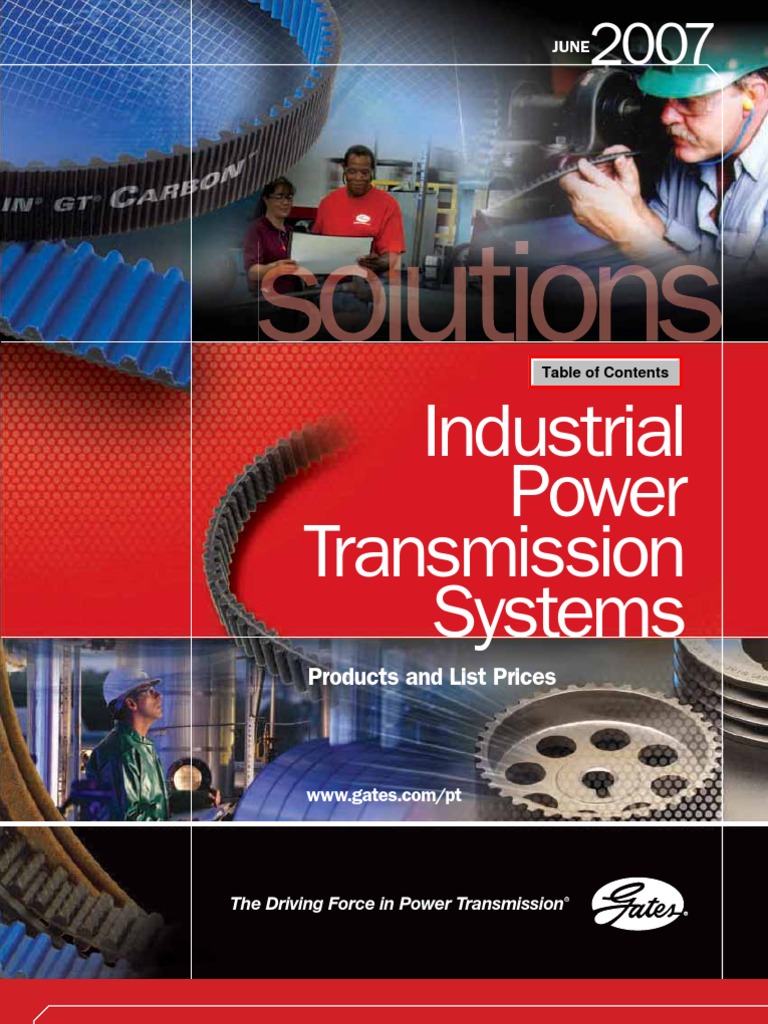 Catálogo Gates | PDF | Belt (Mechanical) | Mechanical Engineering