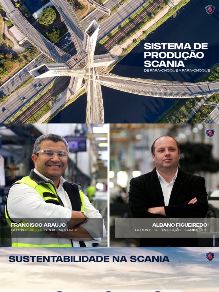 Aula Palestra 24 Processos Produtivos em Caminhões e Motores SCANIA ...