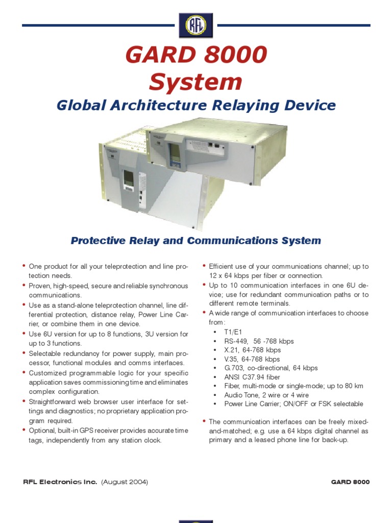 GARD 8000 Protection and Communications System | PDF | Personal Digital ...