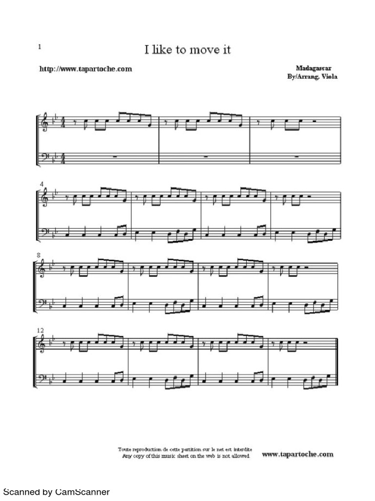 05-I Like To Move It - Madagascar | PDF