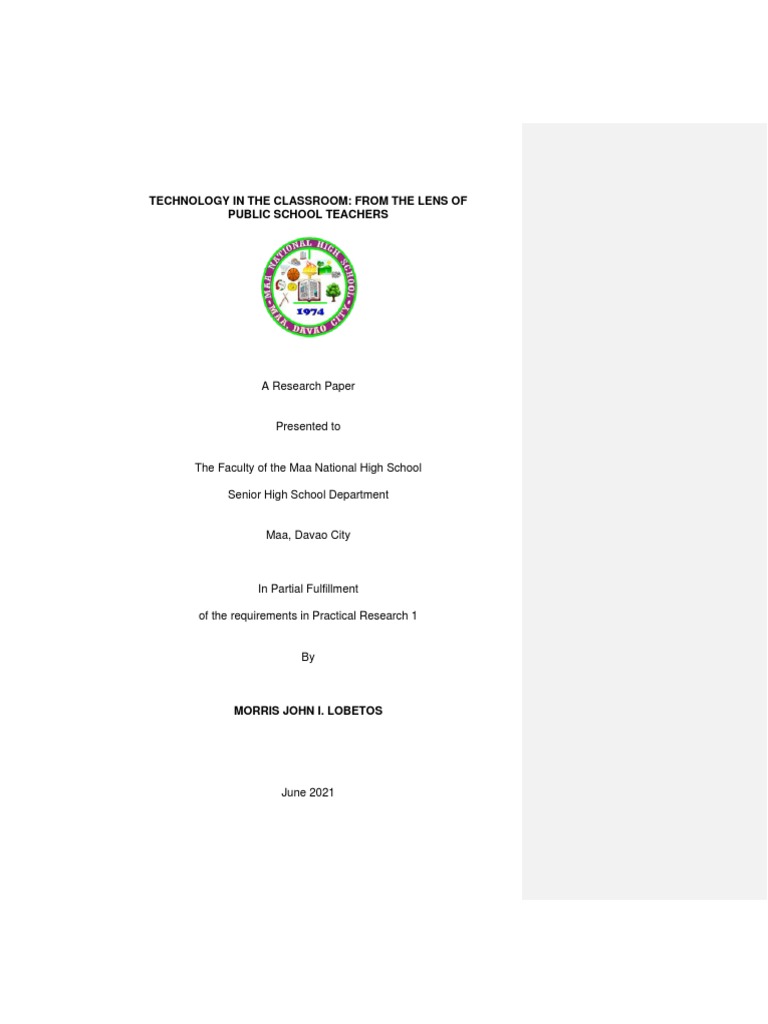 Qualitative Research-Phenomenological Approach Sample Study | PDF ...