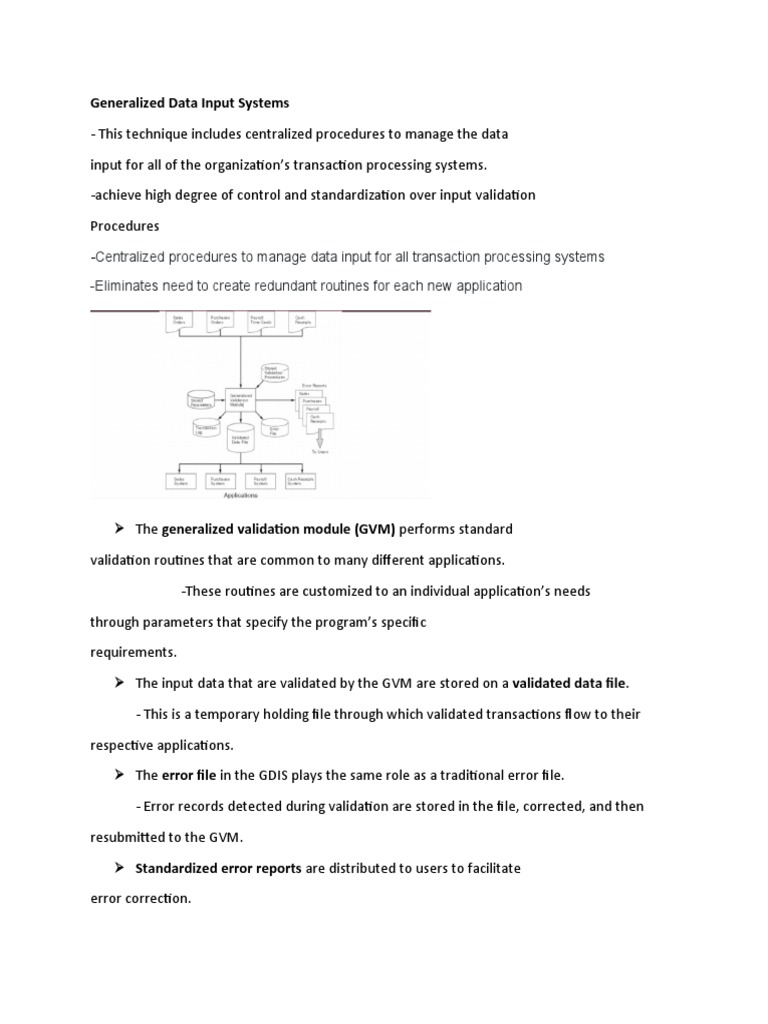 Generalized Data Input Systems | PDF