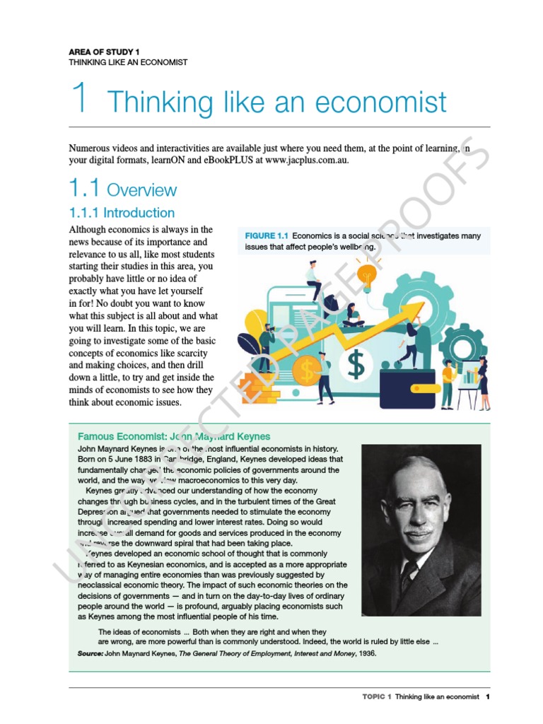 Proofs: Thinking Like An Economist | PDF | Economics | Resource